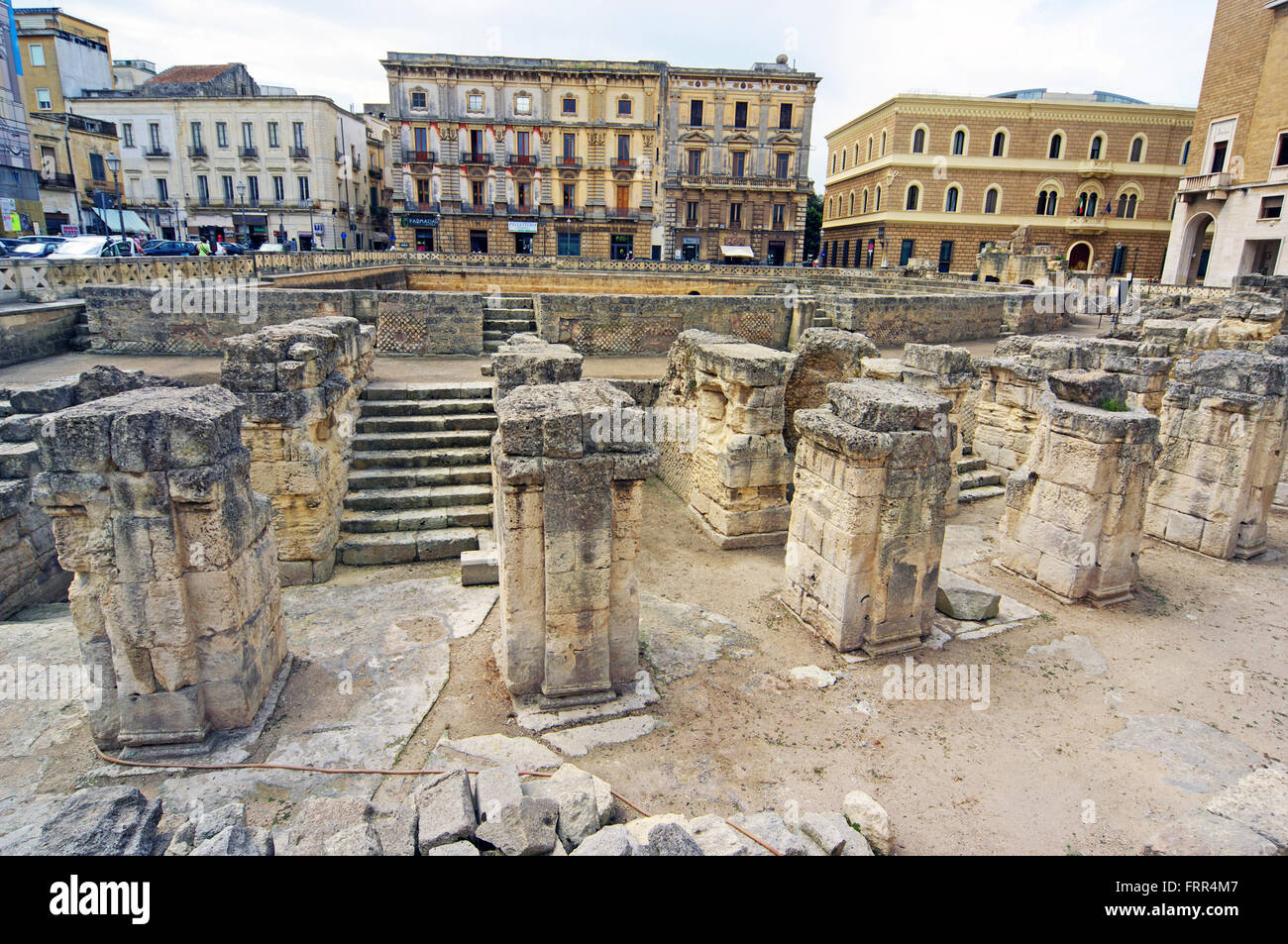Roman Amphitheatre, Ruin, Lecce, Puglia, South Italy Stock Photo - Alamy