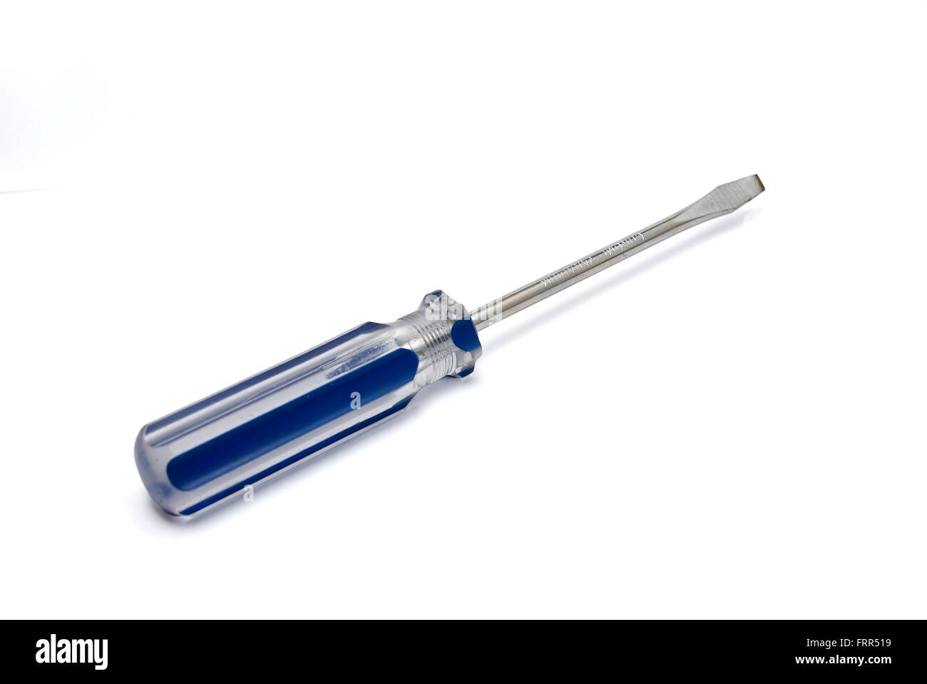 blue screwdriver isolated on white Stock Photo - Alamy