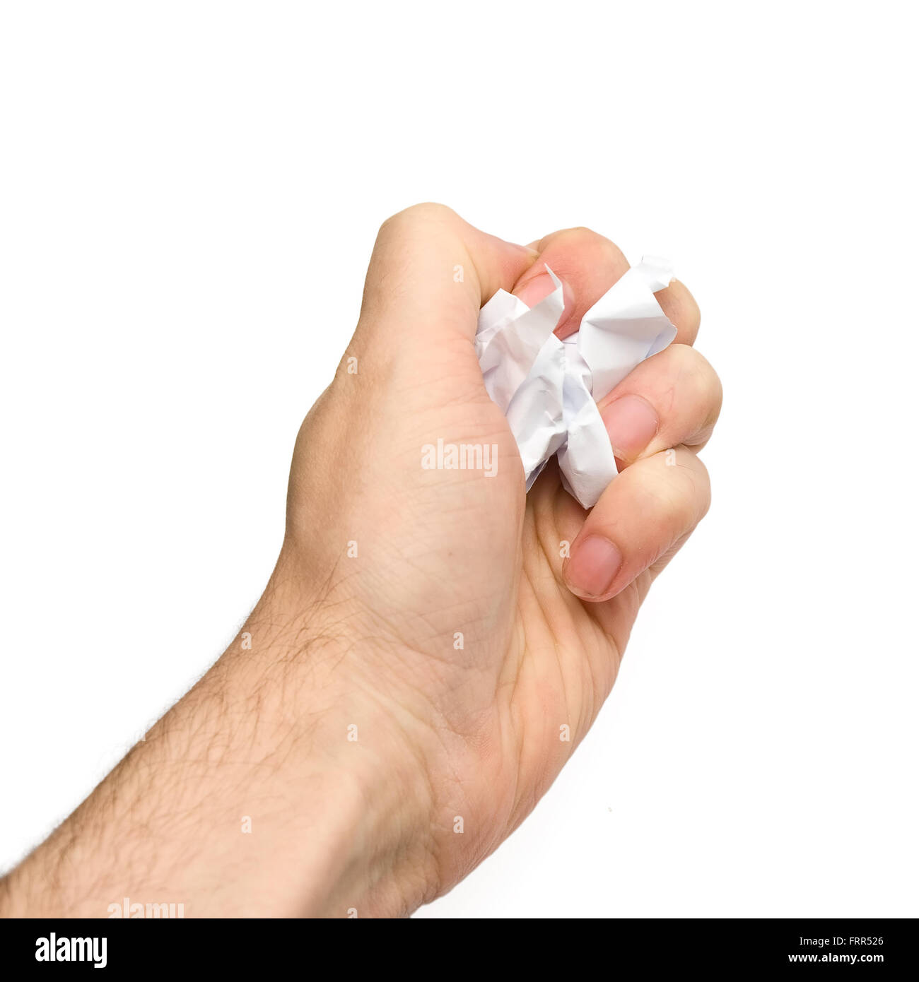 Hand showing fist holding paper hi-res stock photography and images - Alamy