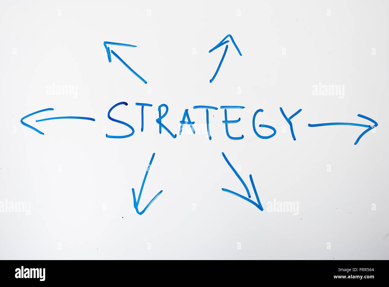 strategy written on a whiteboard Stock Photo - Alamy
