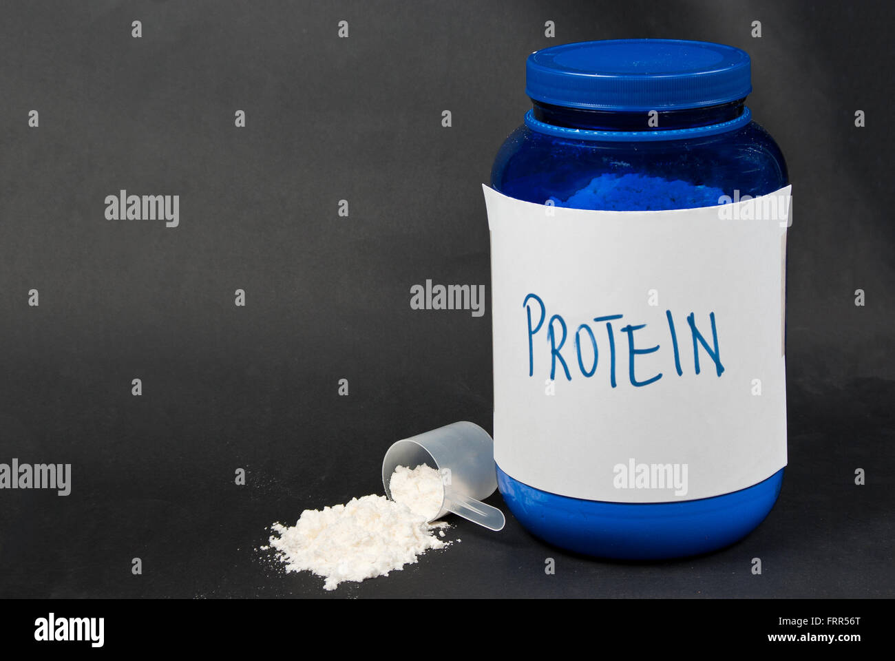 A scoop of protein powder drink Stock Photo - Alamy