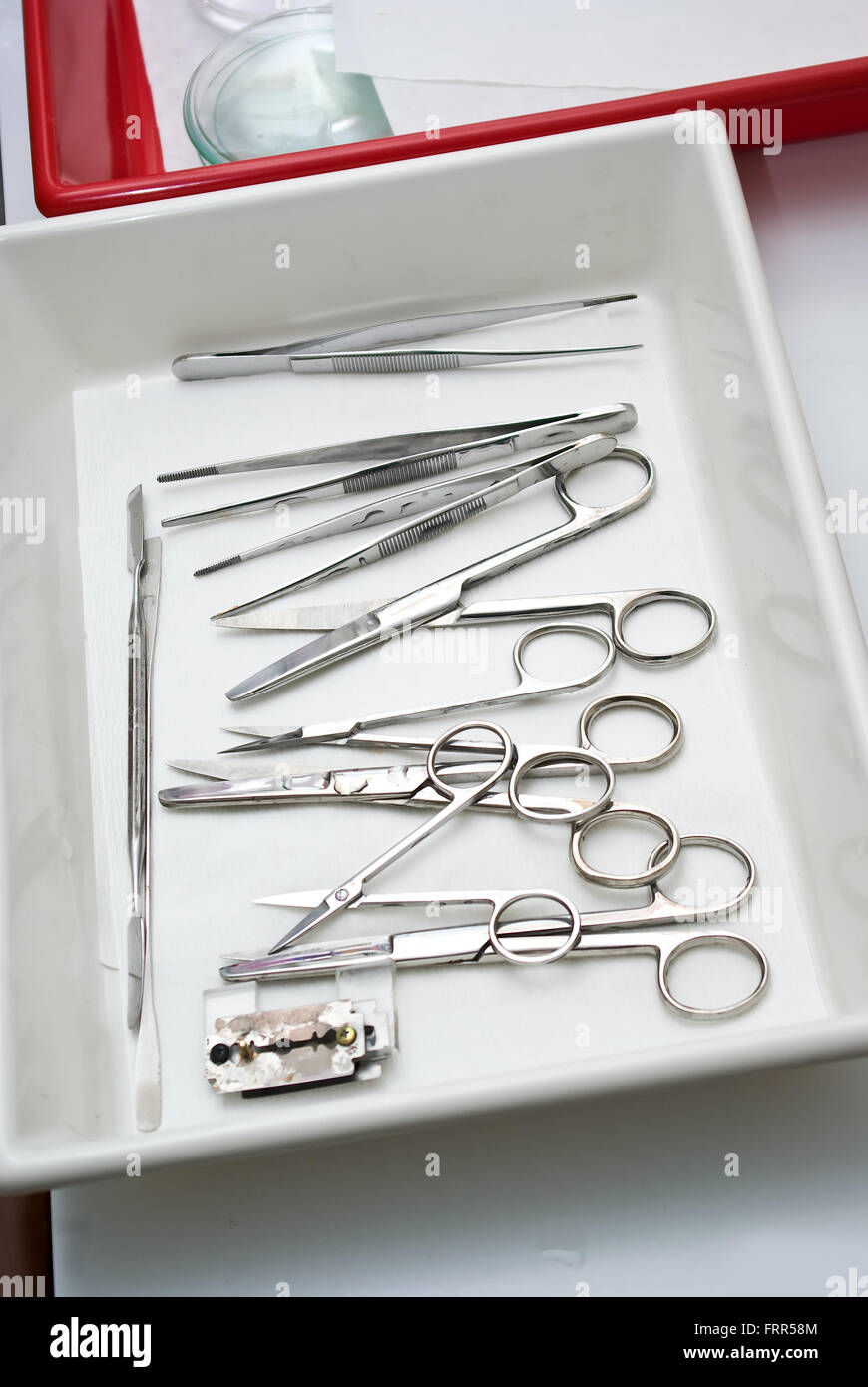surgery tools in laboratory Stock Photo - Alamy