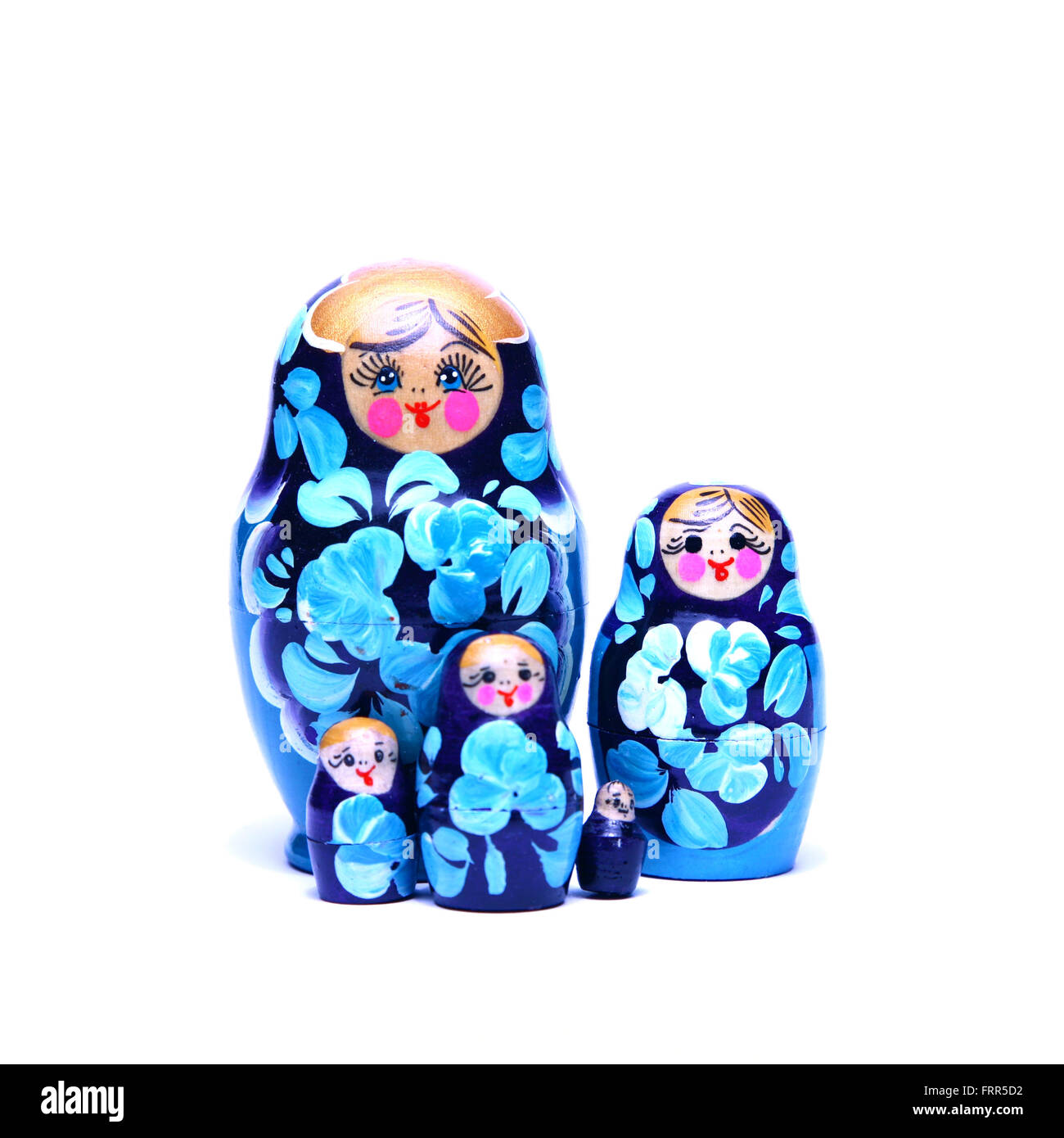 russian nesting dolls (babushka) together Stock Photo - Alamy