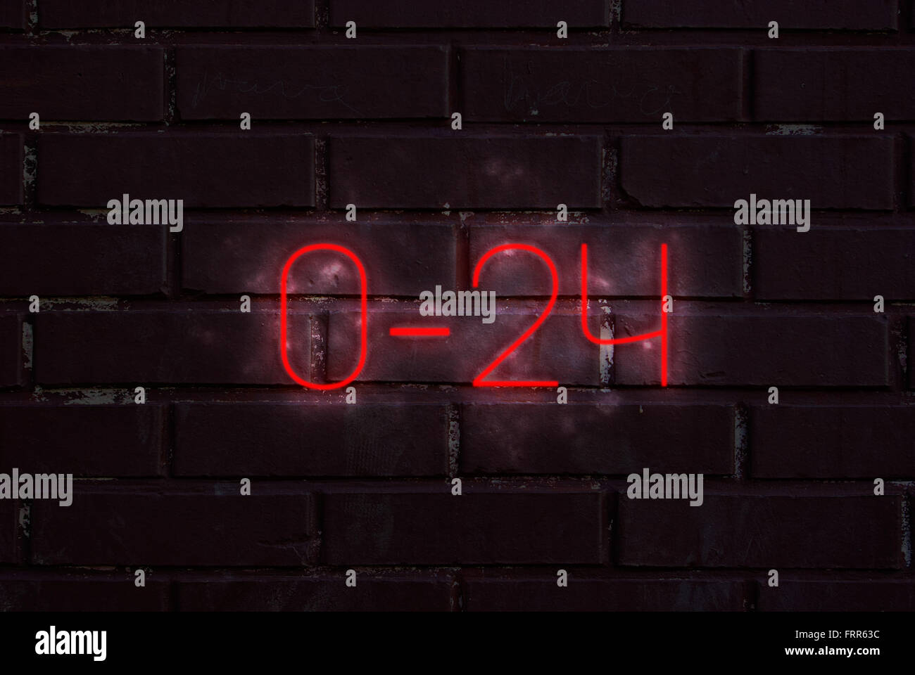 Brick wall advert hi-res stock photography and images - Alamy