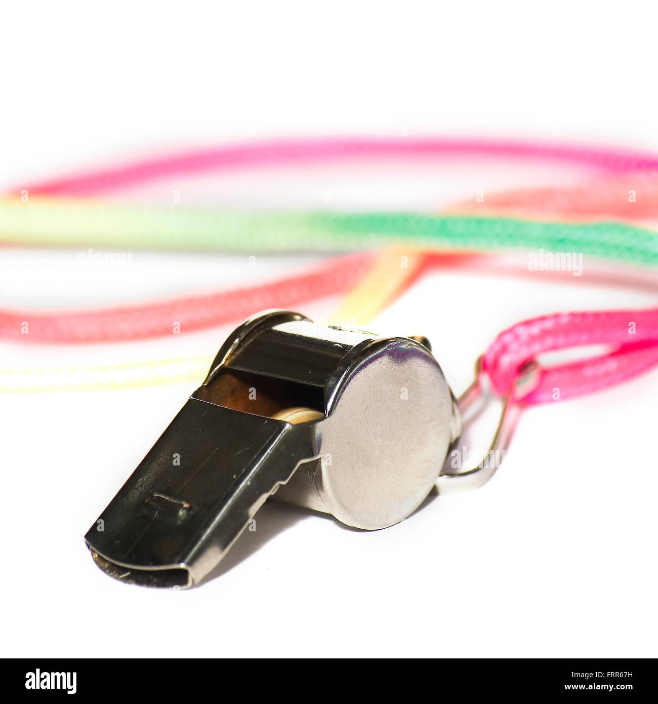 whistle isolated on white Stock Photo - Alamy