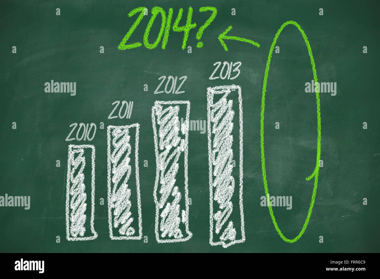 Bar chart chalkboard hi-res stock photography and images - Alamy