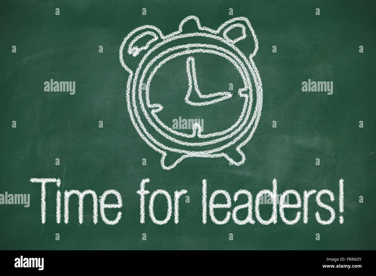 Time for Leaders concept handwritten on chalkboard Stock Photo - Alamy