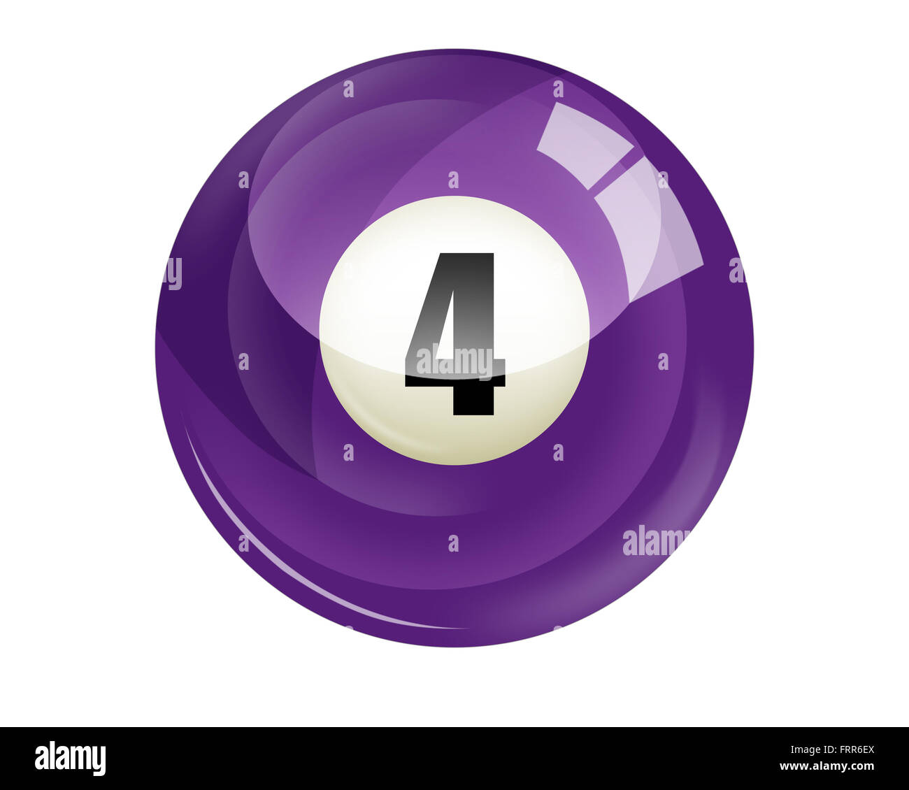 Number 4 Cut Out Stock Images & Pictures - Alamy