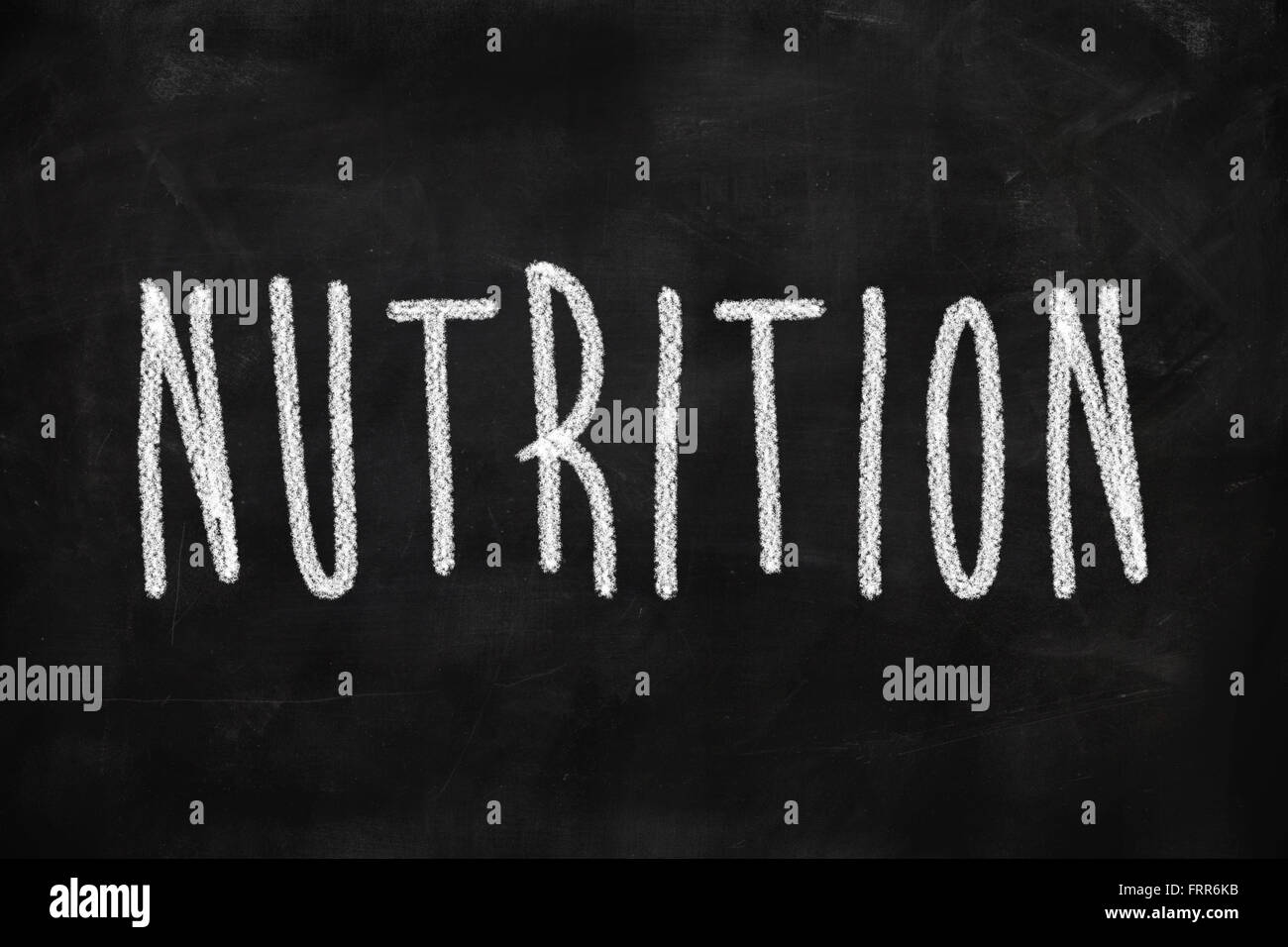 Health concept handwritten with chalk on a blackboard Stock Photo - Alamy