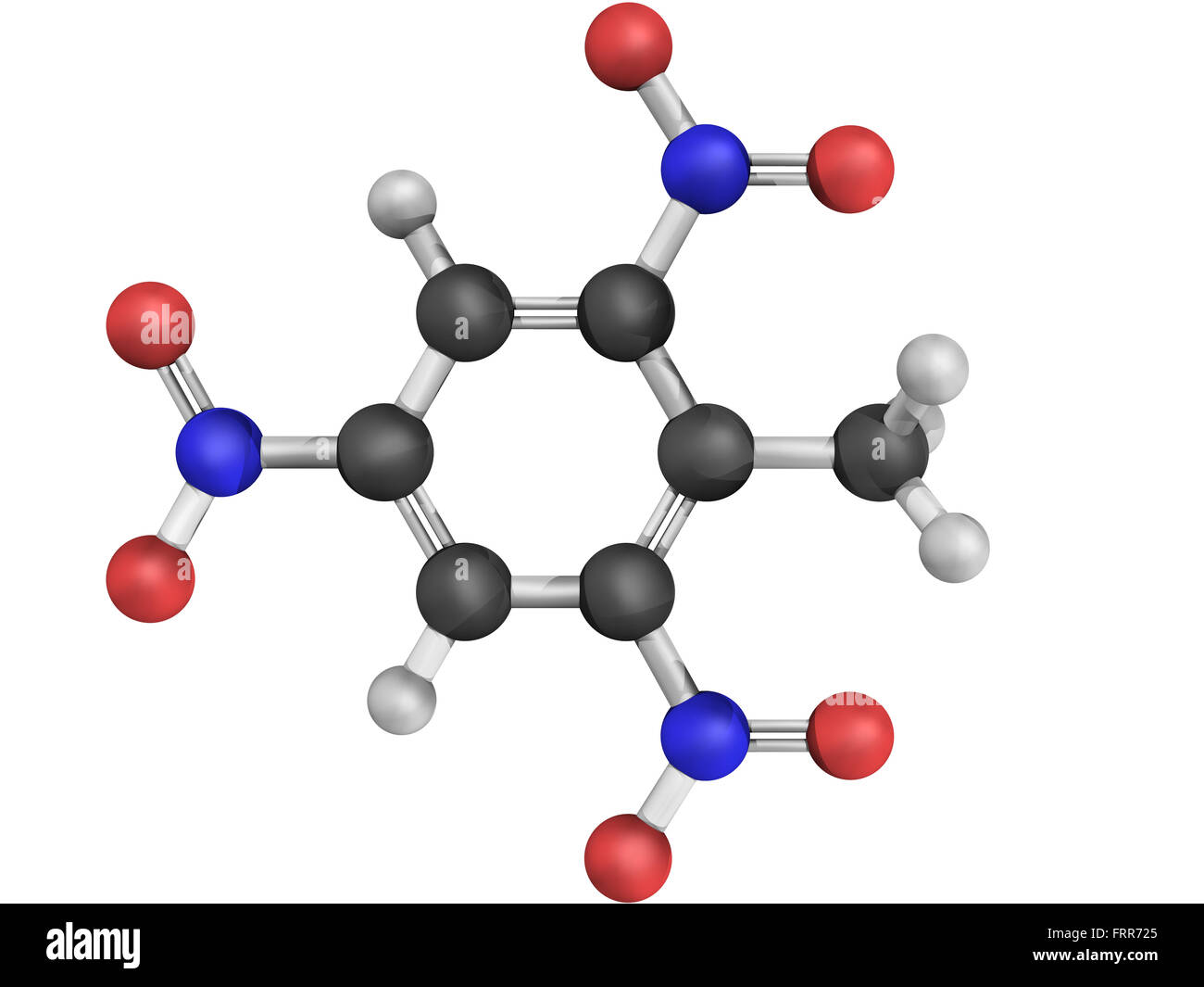 Trinitrotoluene tnt explosive molecule hi-res stock photography and ...