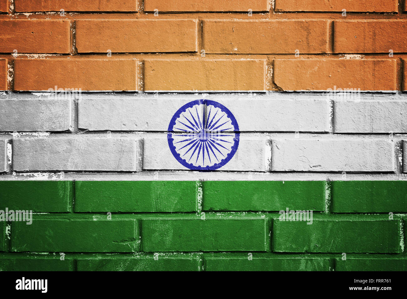 India flag on building hi-res stock photography and images - Alamy