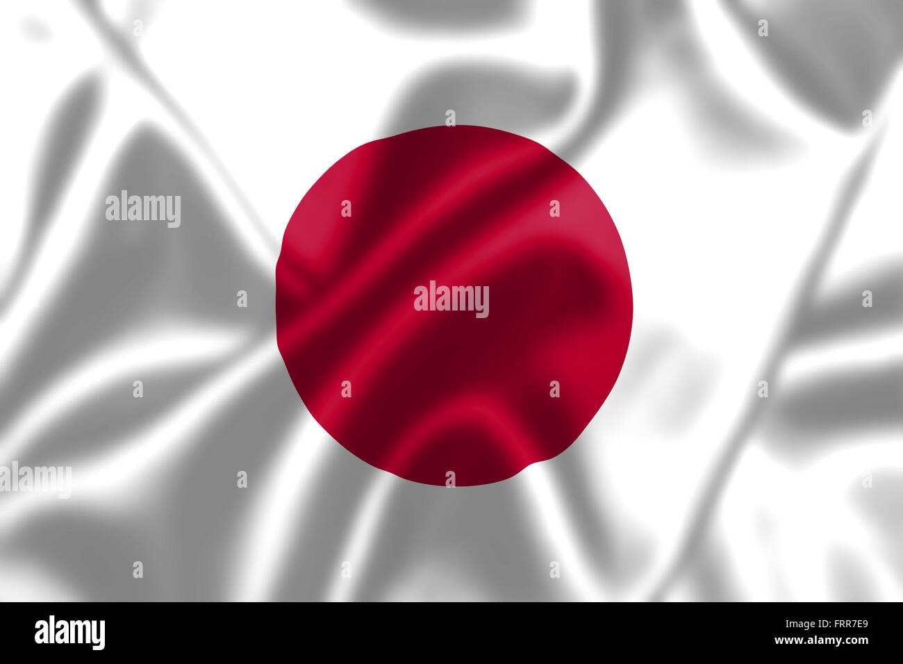 Japan flag blowing in the wind. Background texture Stock Photo - Alamy