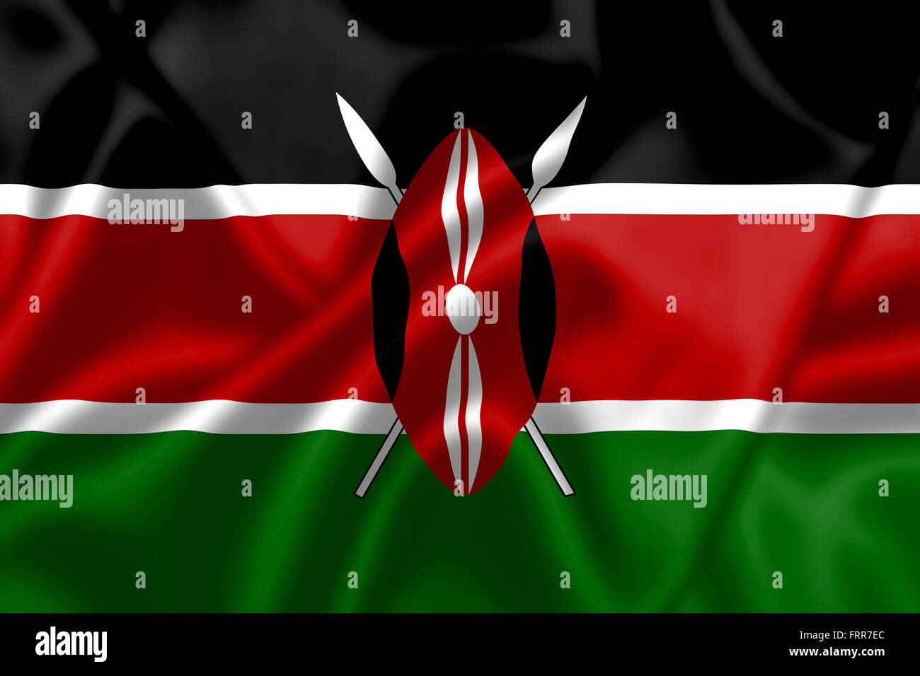 Kenya flag hi-res stock photography and images - Alamy