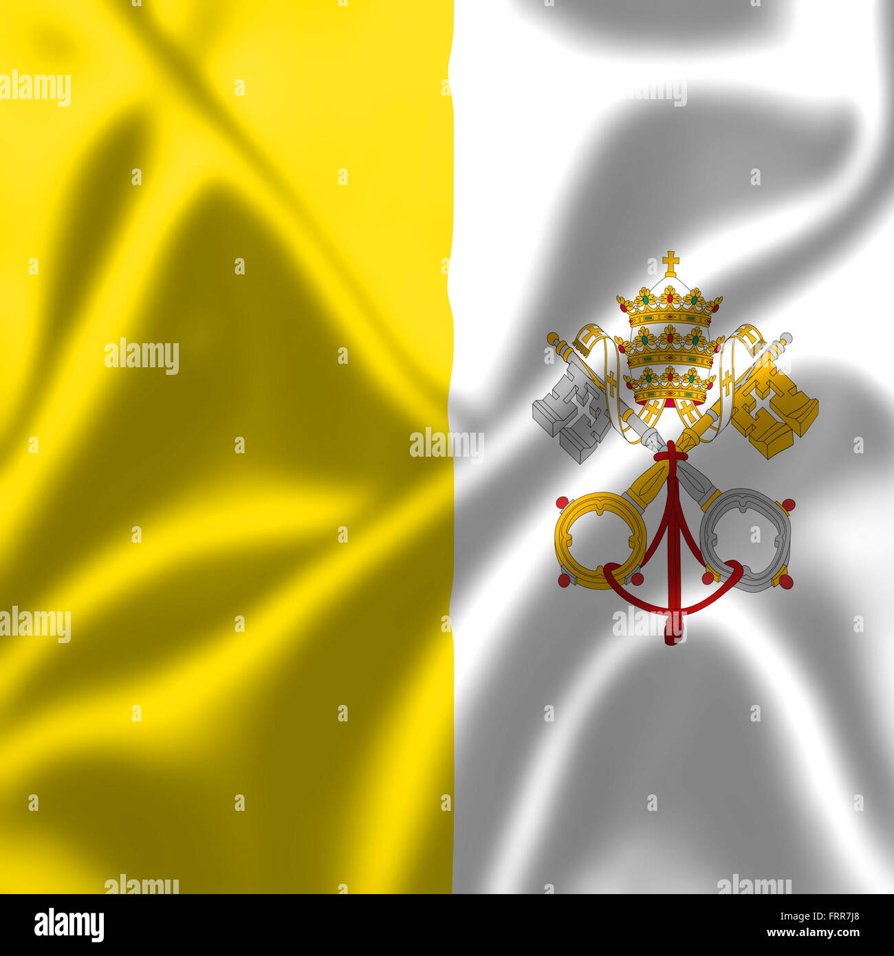 Vatican city fabric flags hi-res stock photography and images - Alamy