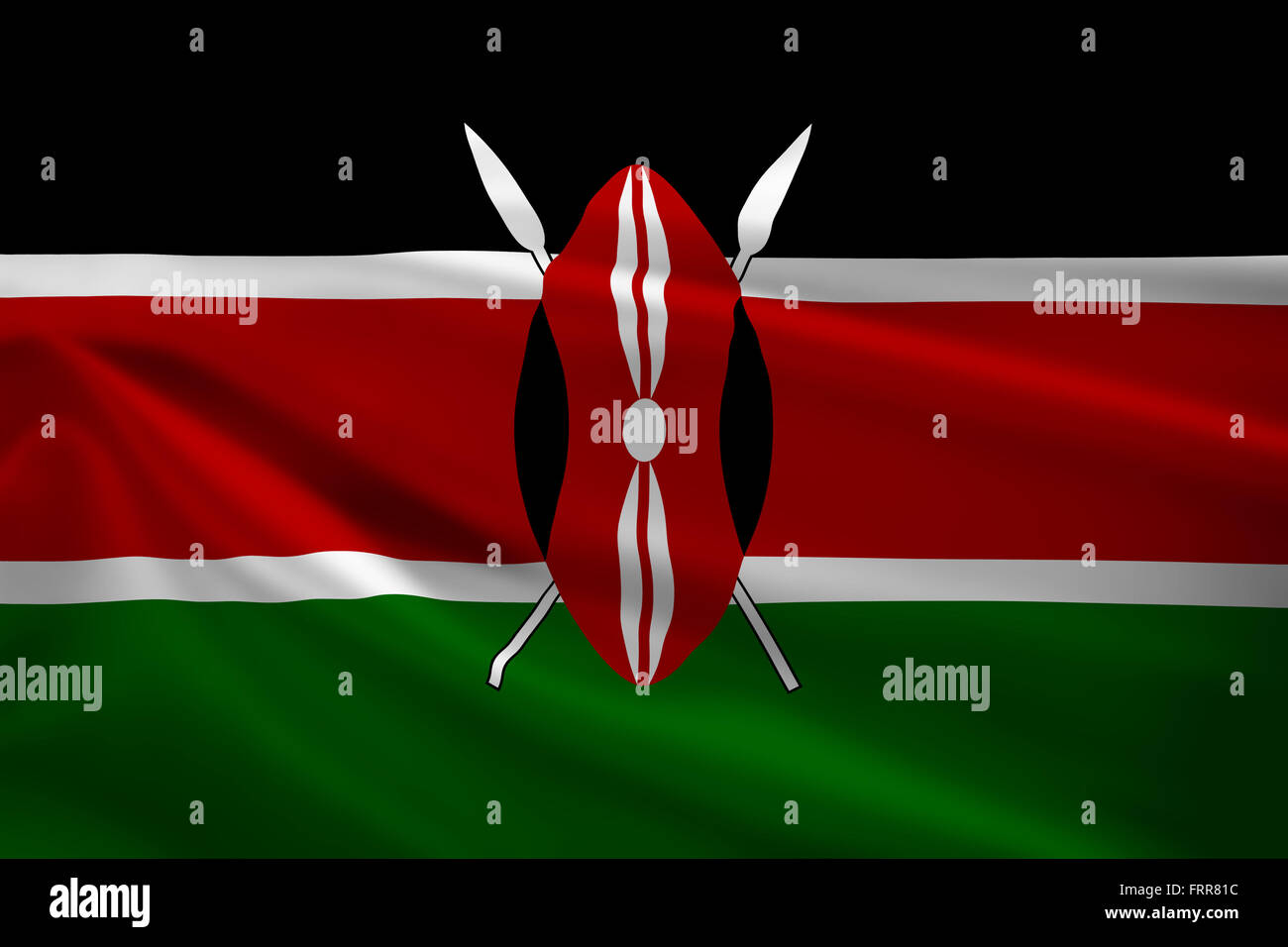 Kenya Flag Wallpaper