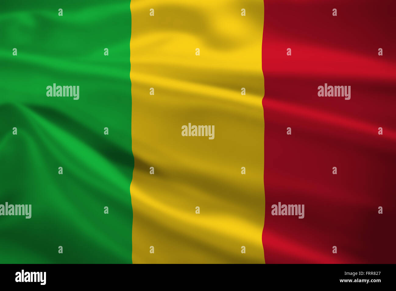 Mali flag blowing in the wind. Background texture Stock Photo - Alamy