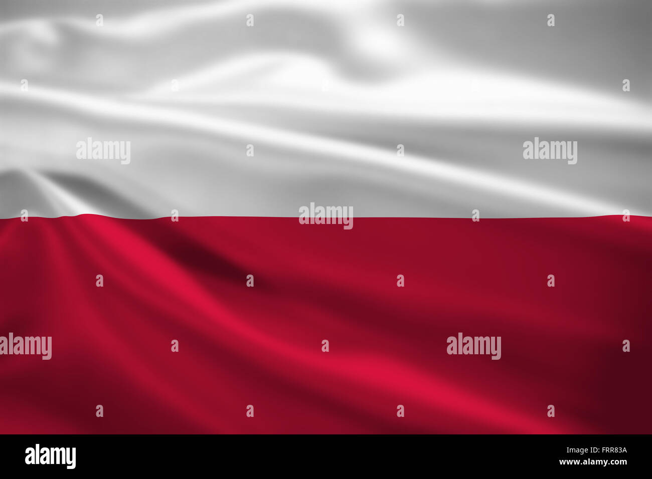 Flag of poland flying hi-res stock photography and images - Alamy