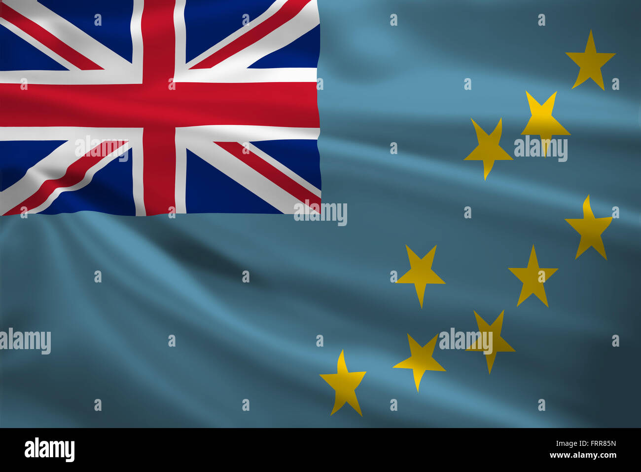 Tuvalu flag blowing in the wind. Background texture Stock Photo - Alamy