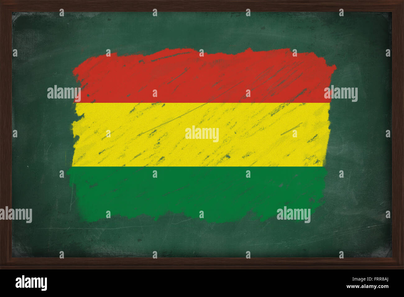 Bolivia flag painted with color chalk on old blackboard Stock Photo - Alamy