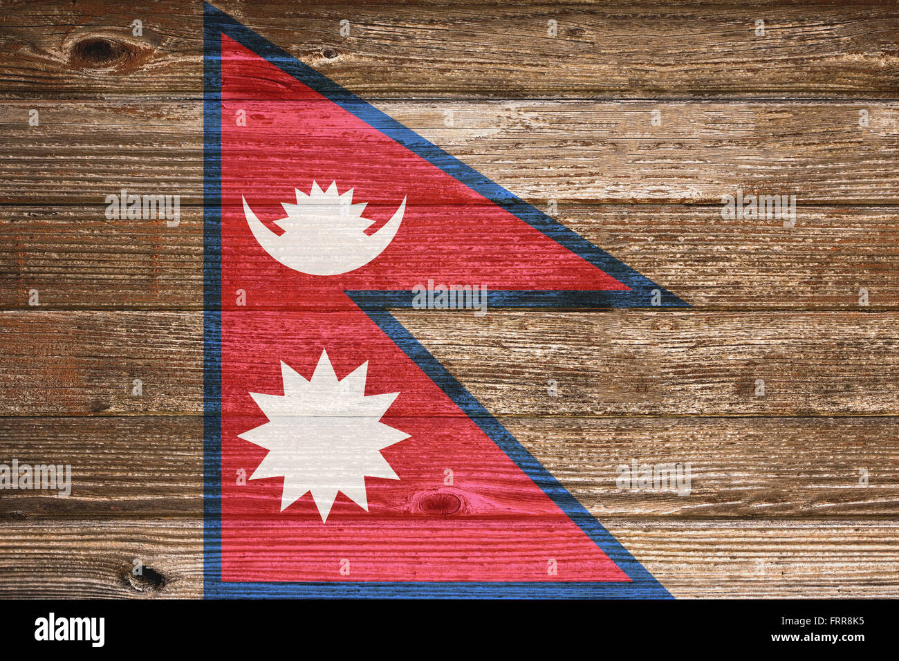 Nepal grunge flag hi-res stock photography and images - Alamy