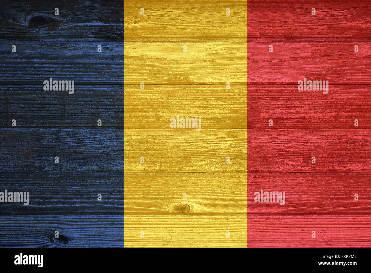Flag romania old texture hi-res stock photography and images - Alamy
