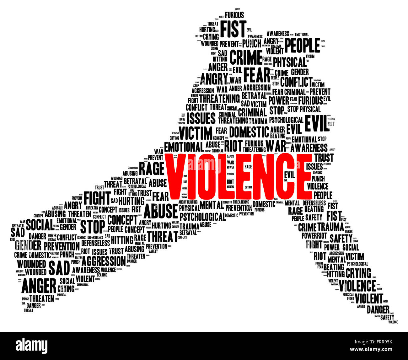 Violence word cloud shape concept Stock Photo - Alamy Violence word cloud shape concept Stock Photo - Alamy