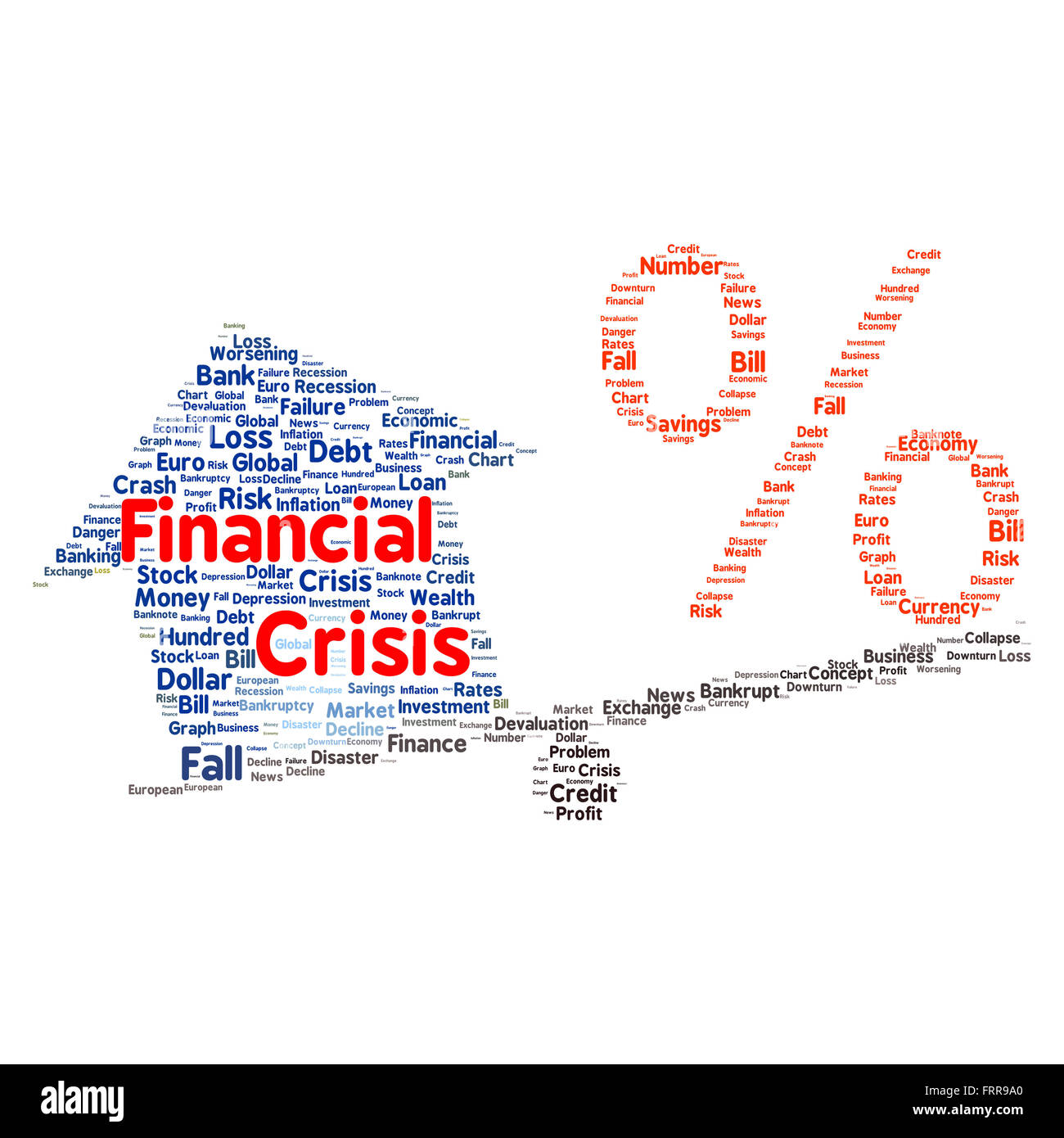 Economic financial crisis recession Cut Out Stock Images & Pictures - Alamy