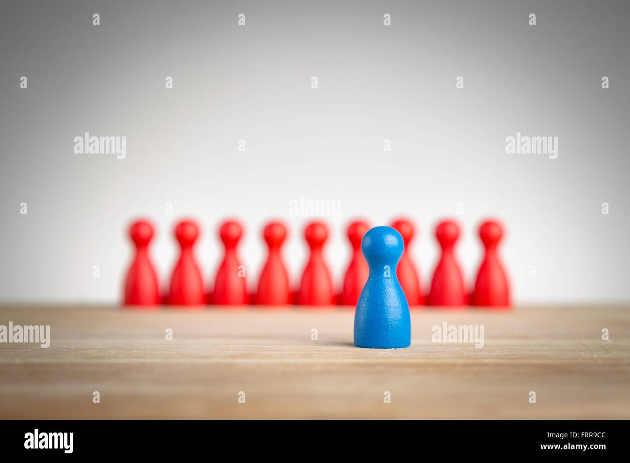 Stand out and be unique - leadership business concept Stock Photo - Alamy