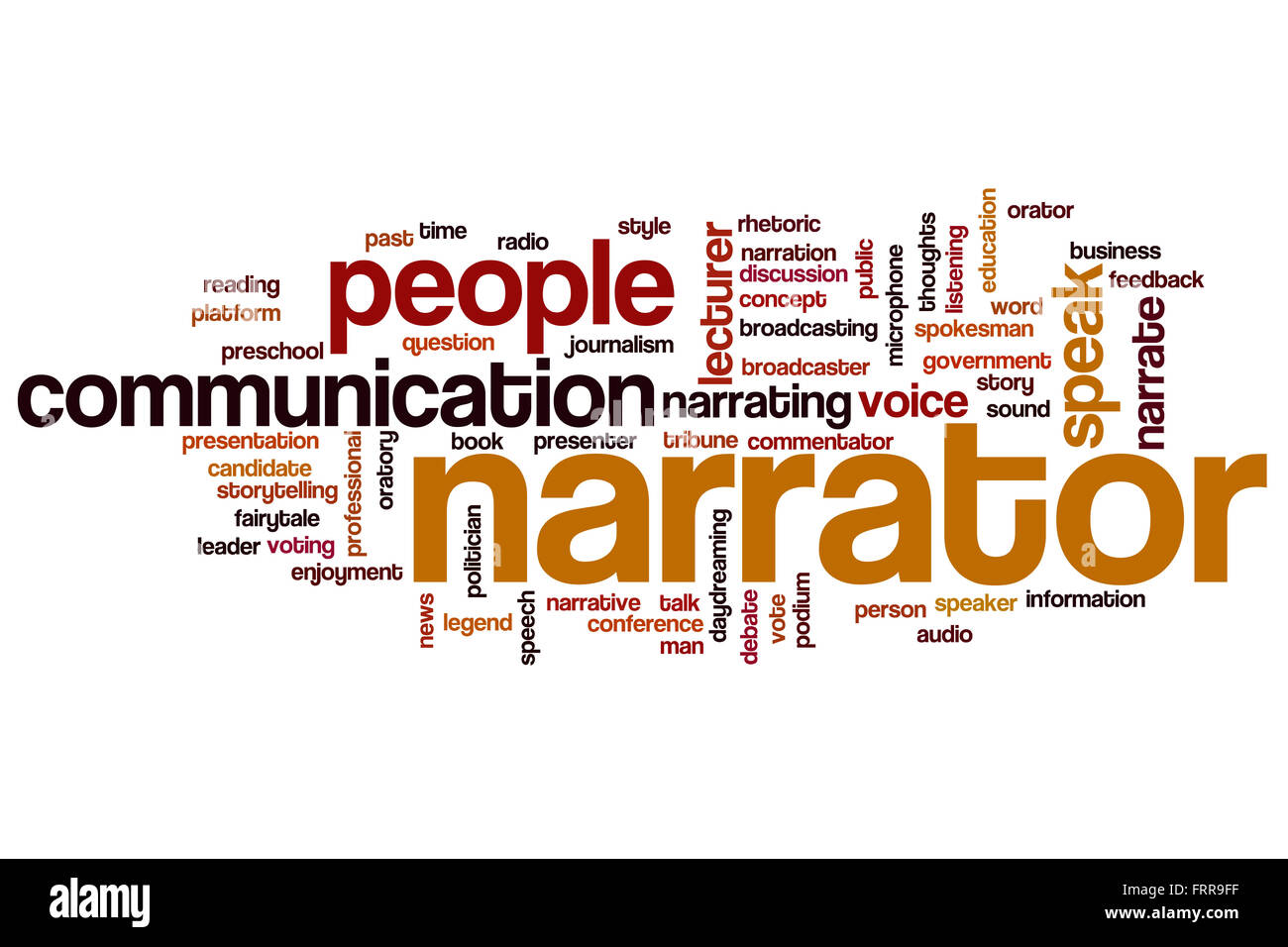 Narrator hi-res stock photography and images - Alamy