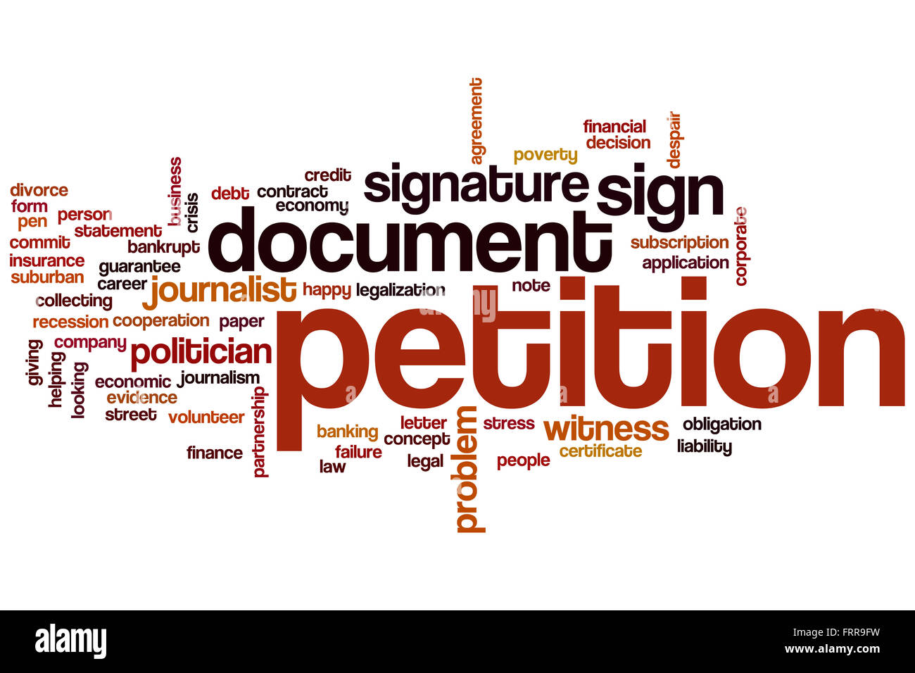 Petition for divorce Cut Out Stock Images & Pictures - Alamy