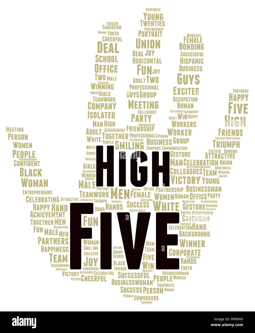 High five teamwork team Cut Out Stock Images & Pictures - Alamy