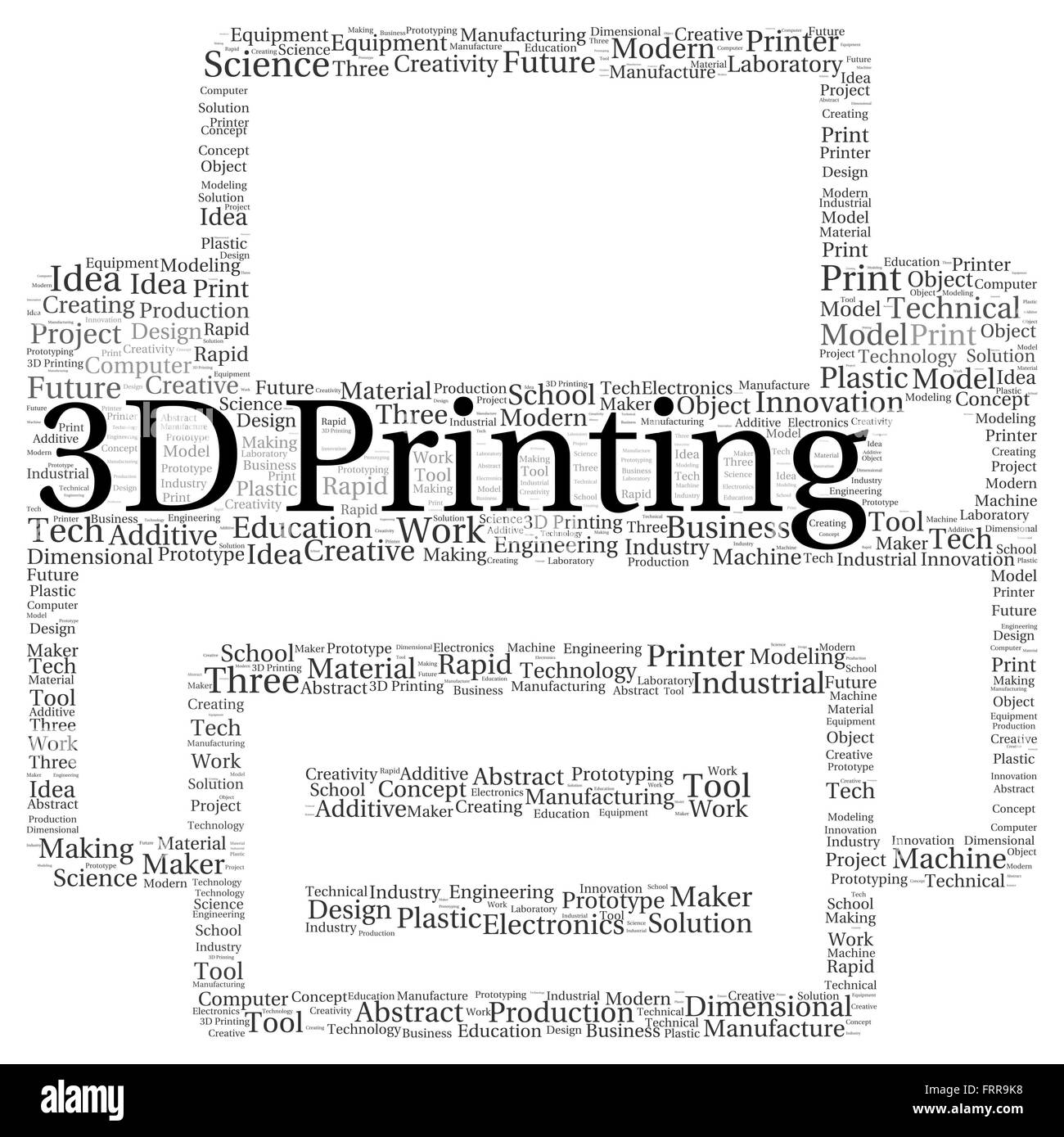 3d Printer Word Cloud High Resolution Stock Photography and Images - Alamy