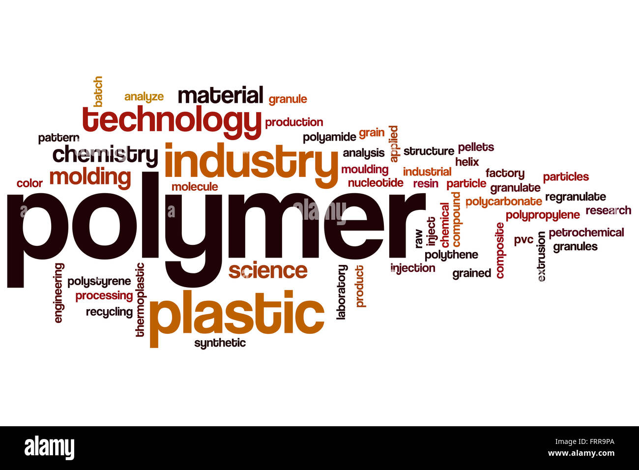 Polymer word cloud concept Stock Photo - Alamy