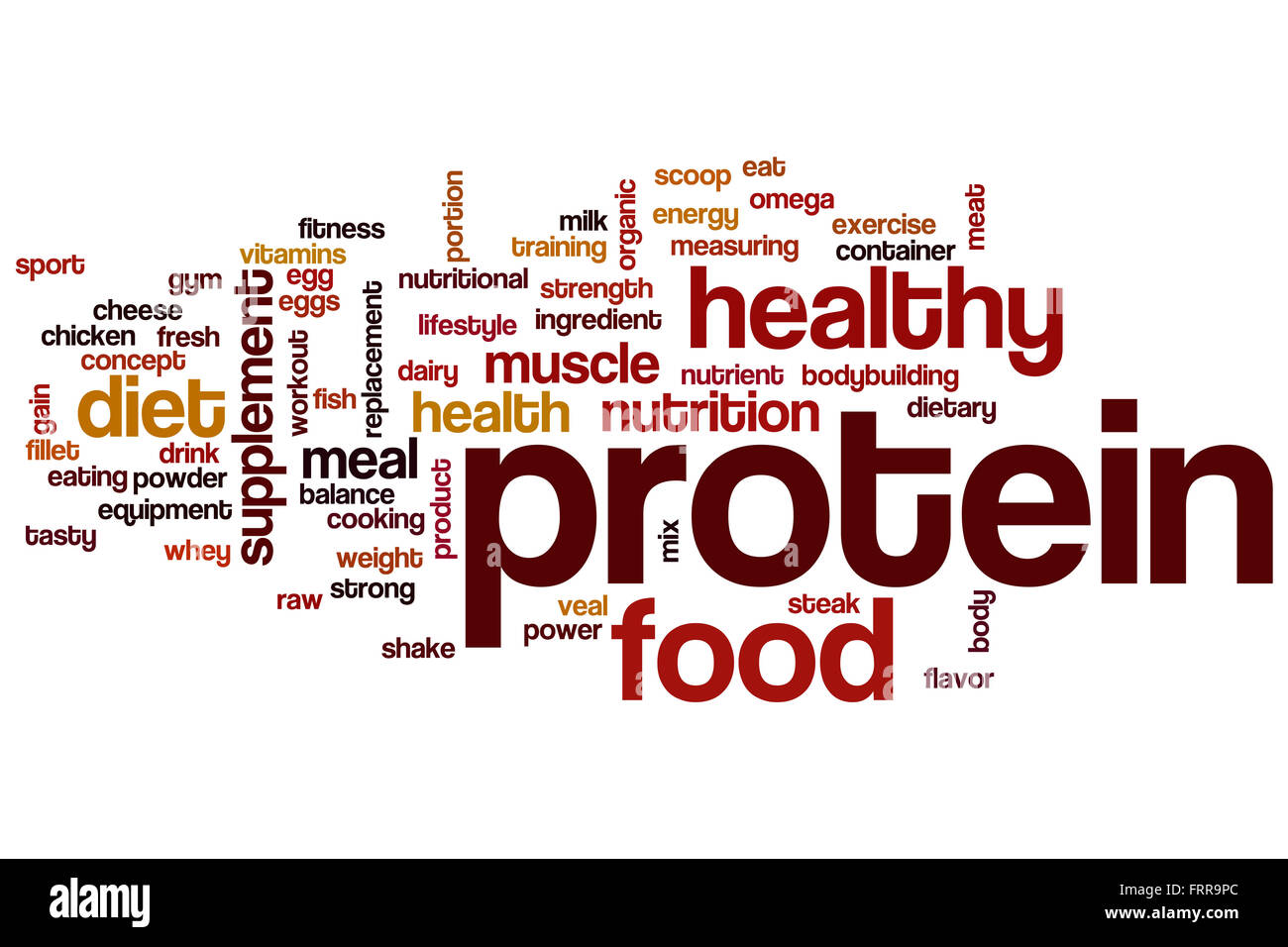 Food supplement word cloud hi-res stock photography and images - Alamy