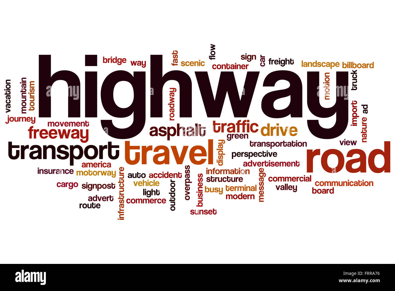 Highway Cut Out Stock Images & Pictures - Alamy