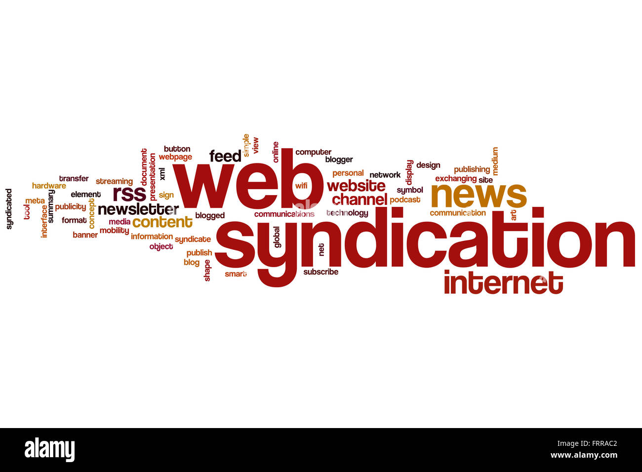 Web syndication word cloud concept Stock Photo - Alamy Web syndication word cloud concept Stock Photo - Alamy