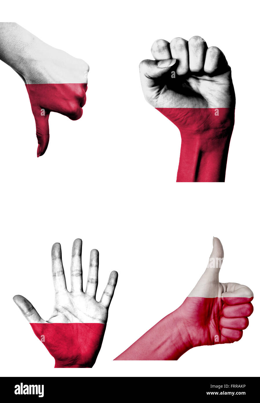 Political gestures Cut Out Stock Images & Pictures - Alamy
