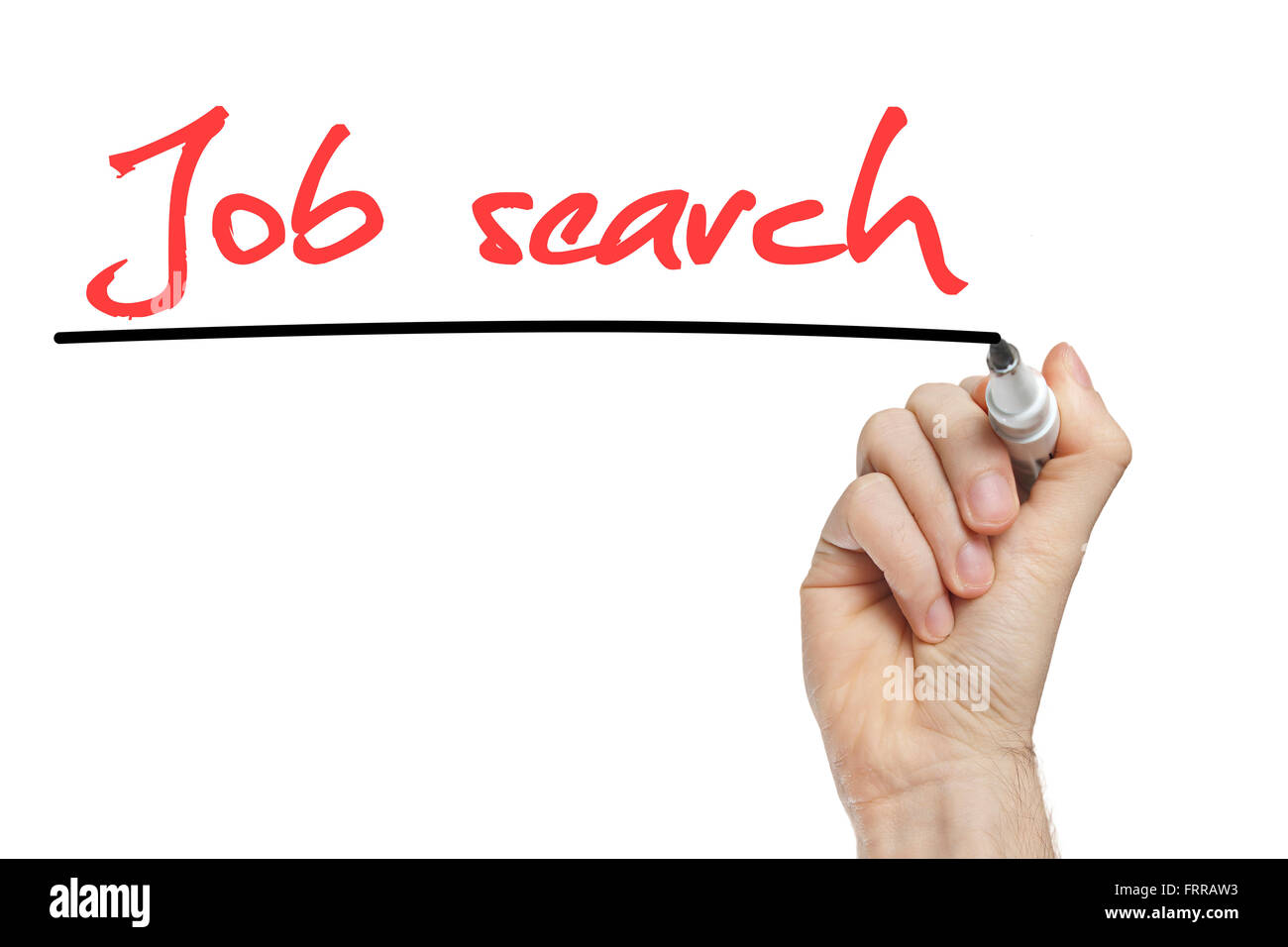 Hand writing job search on a white board - hiring concept for hire ...