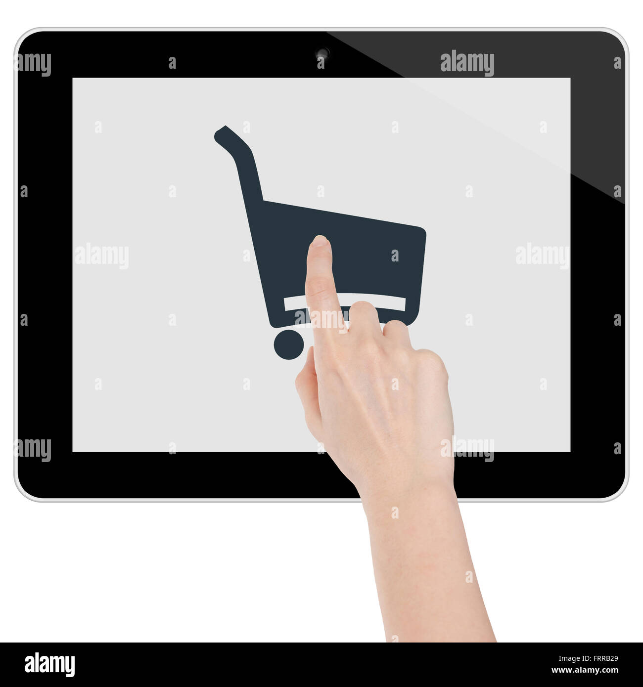 Internet browser on tablet Cut Out Stock Images & Pictures - Alamy