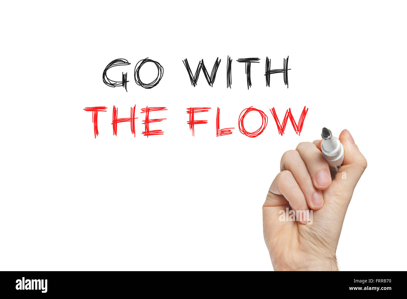 Going with the flow hi-res stock photography and images - Alamy