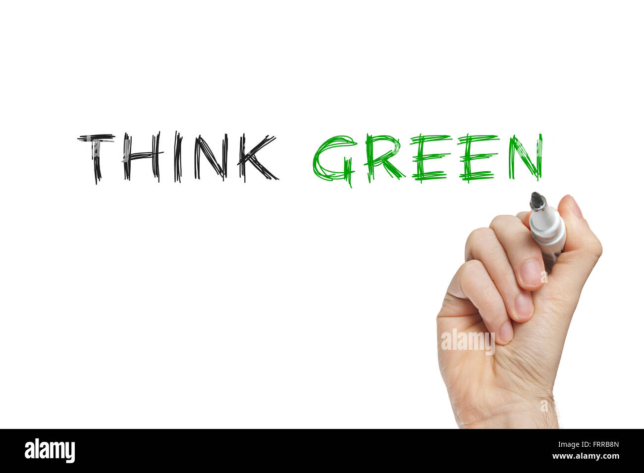 Think green think clean hi-res stock photography and images - Alamy