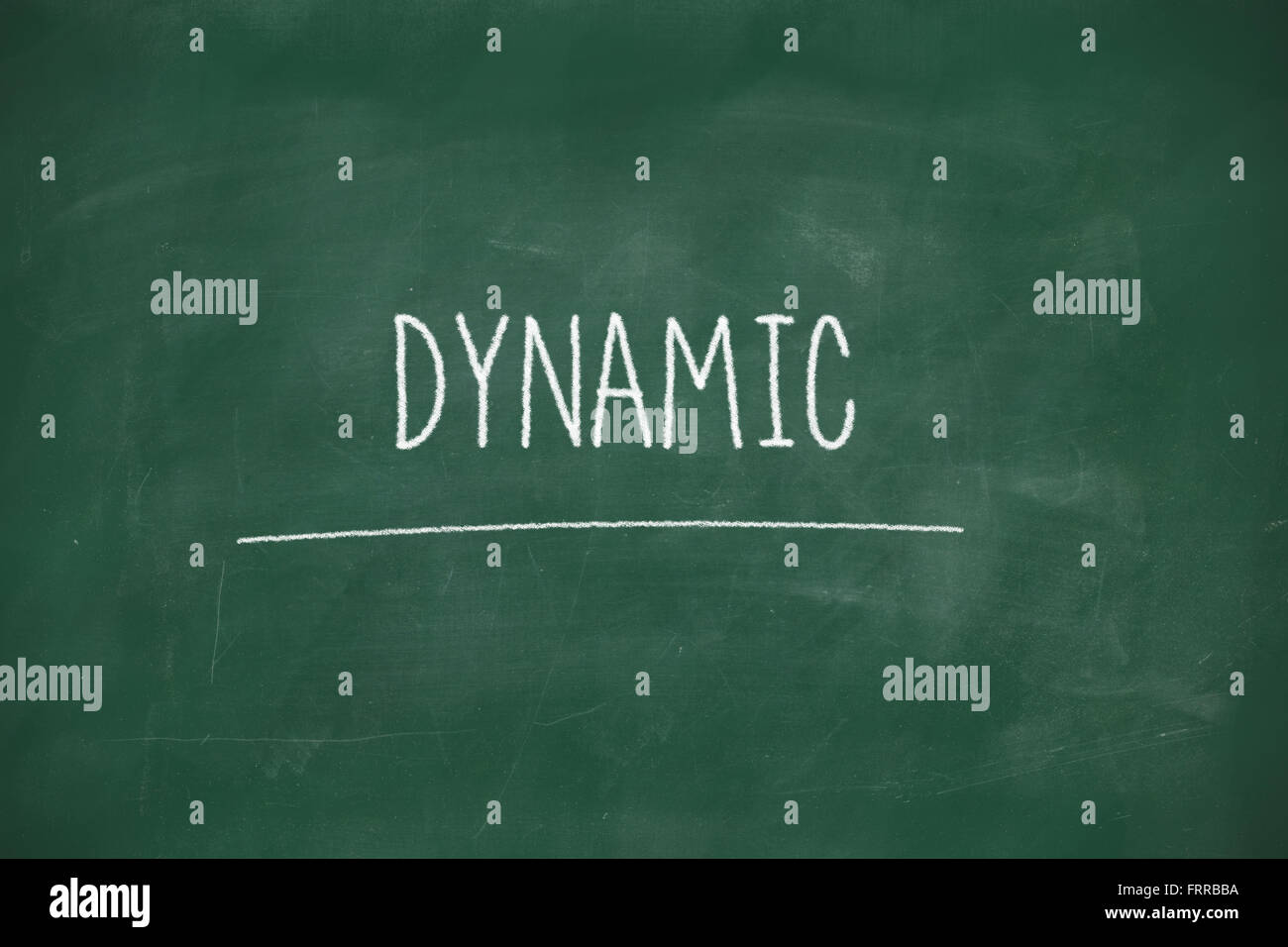 Dynamic handwritten on school blackboard Stock Photo - Alamy
