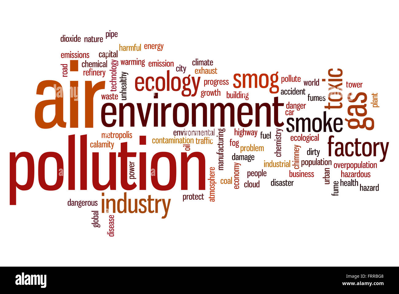 Air pollution industrial smog Cut Out Stock Images & Pictures - Alamy