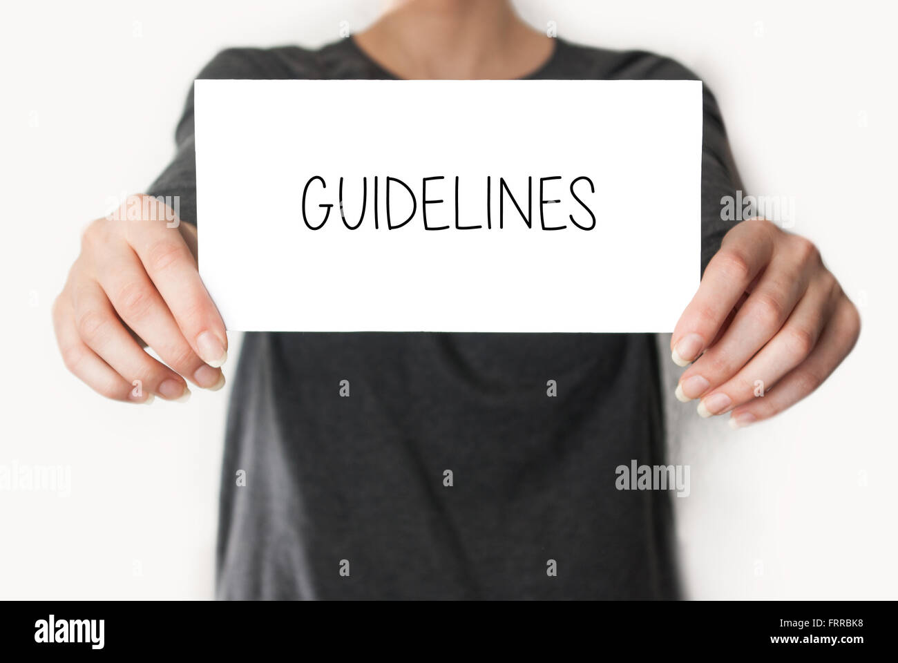 Guidelines black background hi-res stock photography and images - Alamy