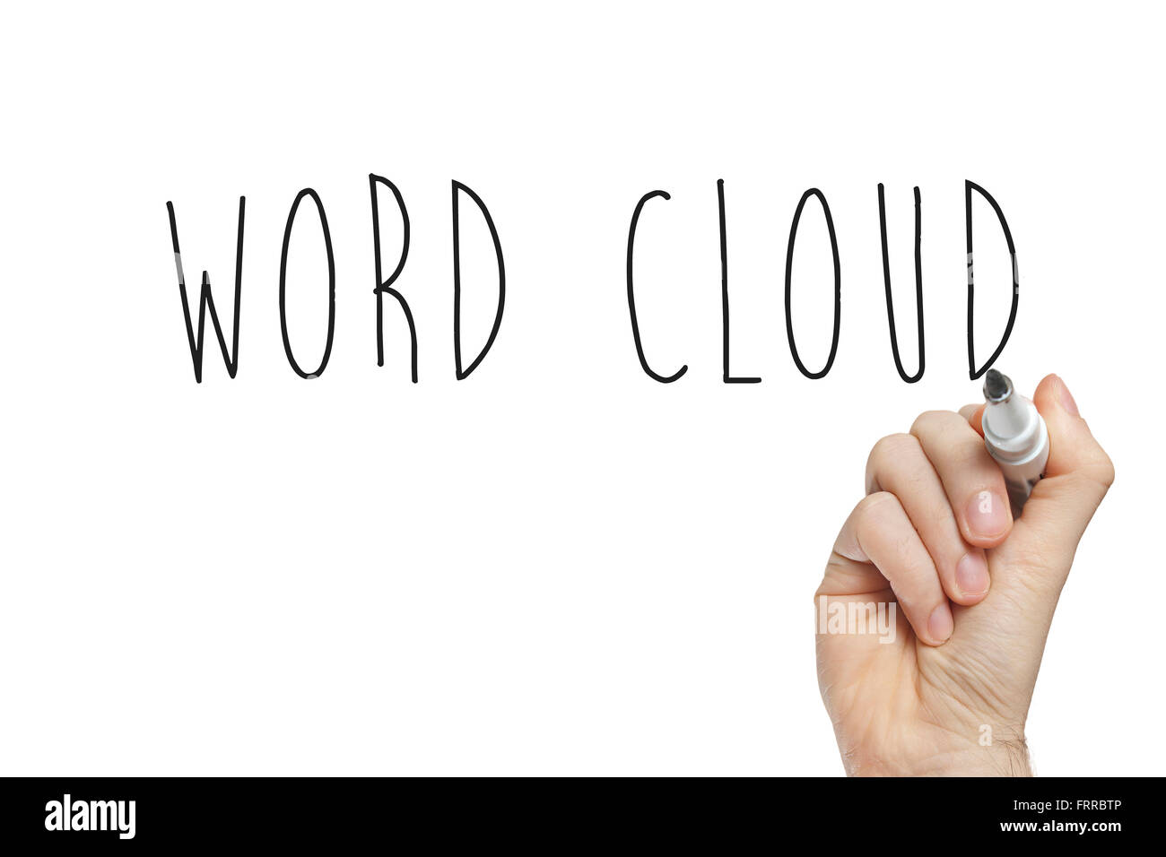Cloud technology concept hand Cut Out Stock Images & Pictures - Alamy