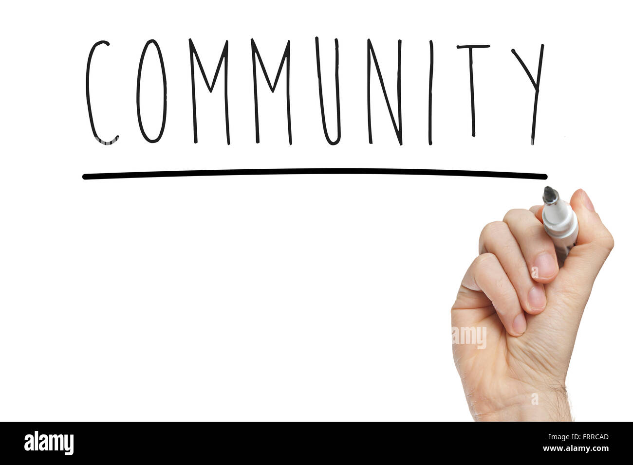 Community board hi-res stock photography and images - Alamy