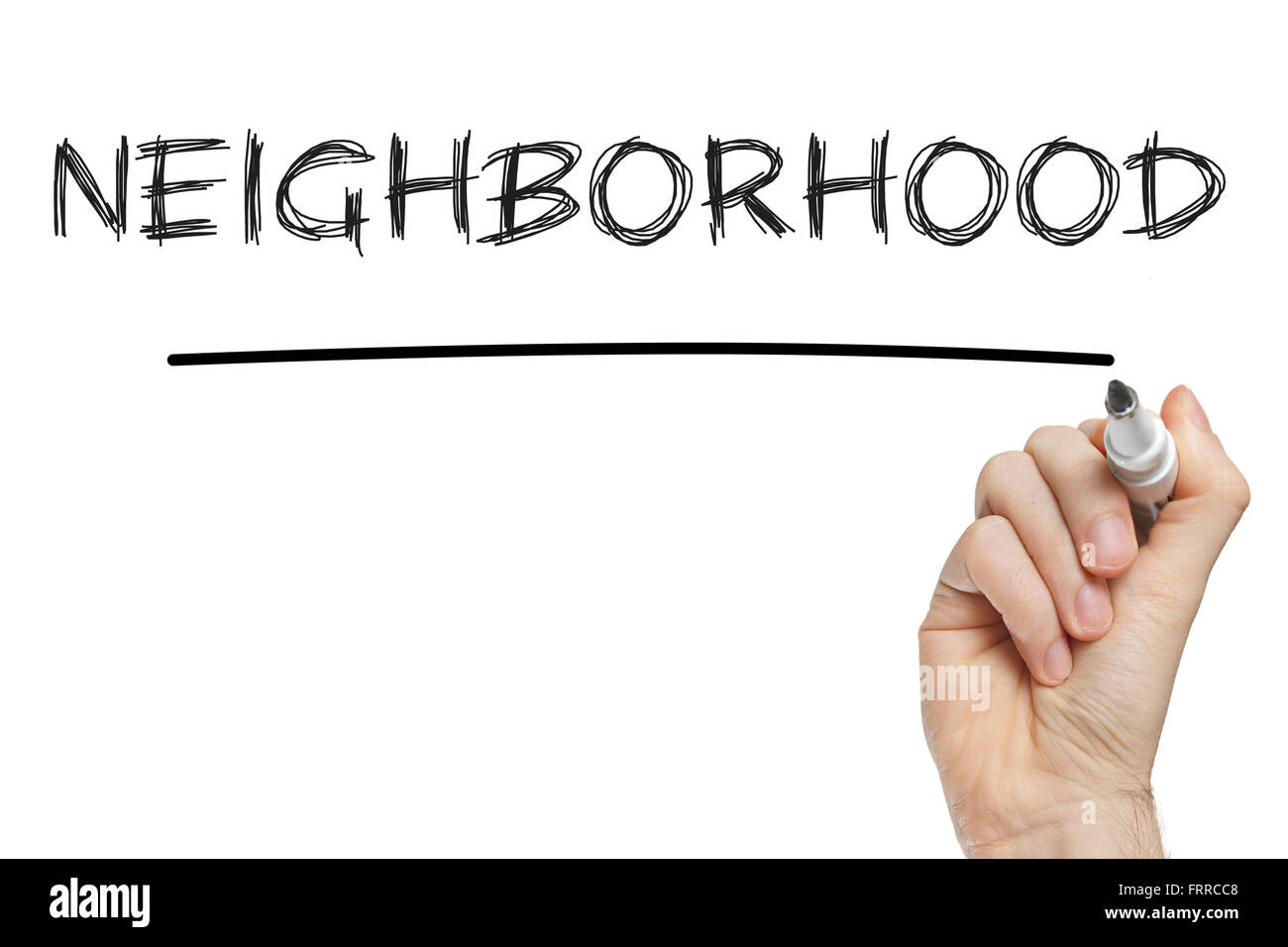 Neighborhood community Cut Out Stock Images & Pictures - Alamy