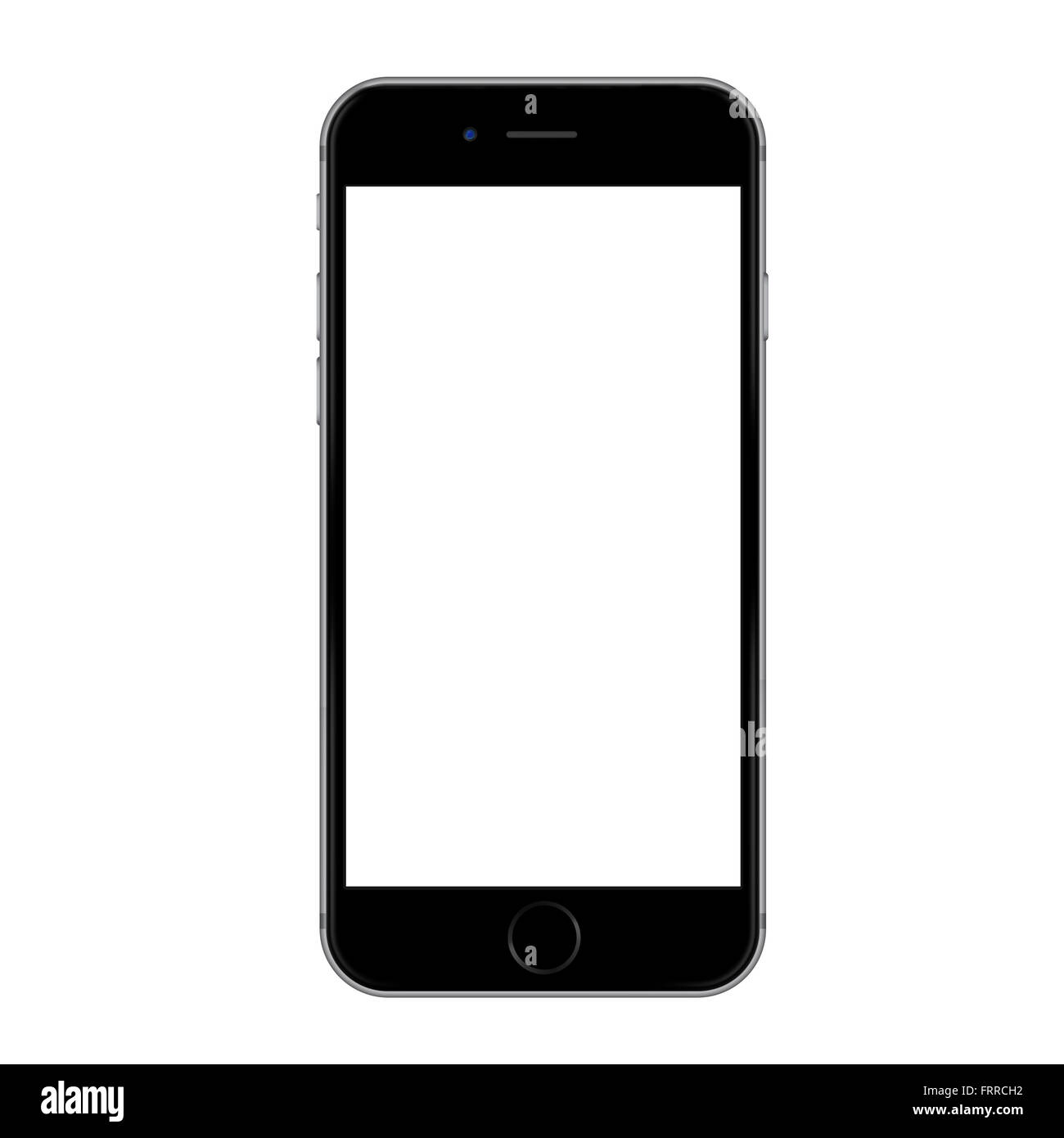 New realistic mobile phone smartphone iphone style mockup with blank ...