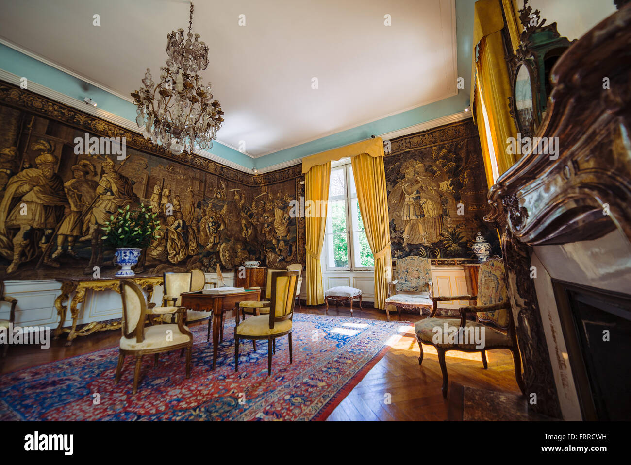 AMBOISE, FRANCE - MAY 4, 2014: Clos Luce is a Leonardo da Vinci museum ...