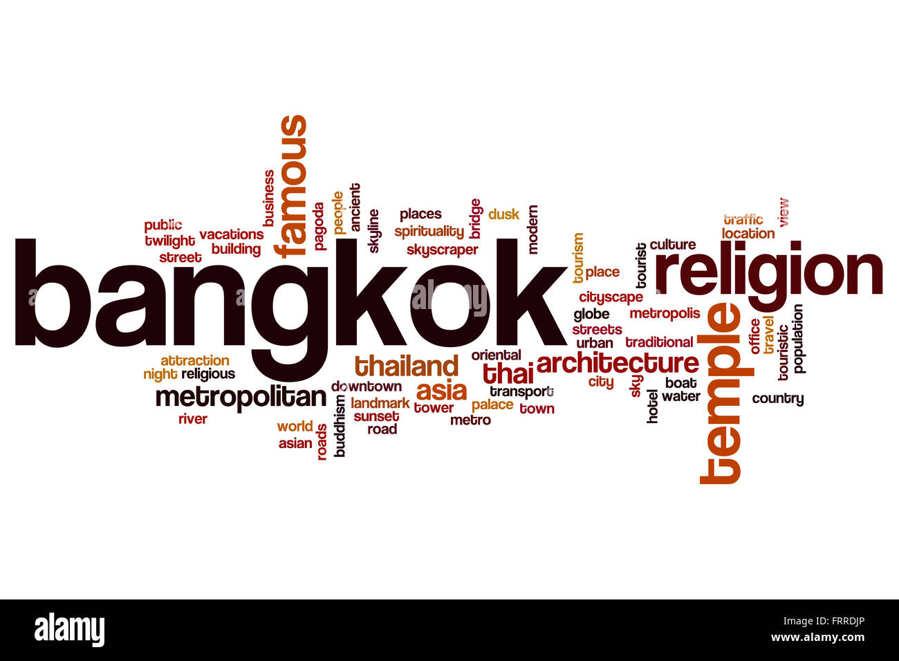 Bangkok the word hi-res stock photography and images - Alamy